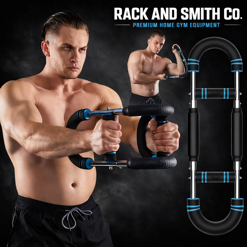 U-Shaped Arm Trainer – Biceps, Triceps & Chest Strength Tool – Rack and ...